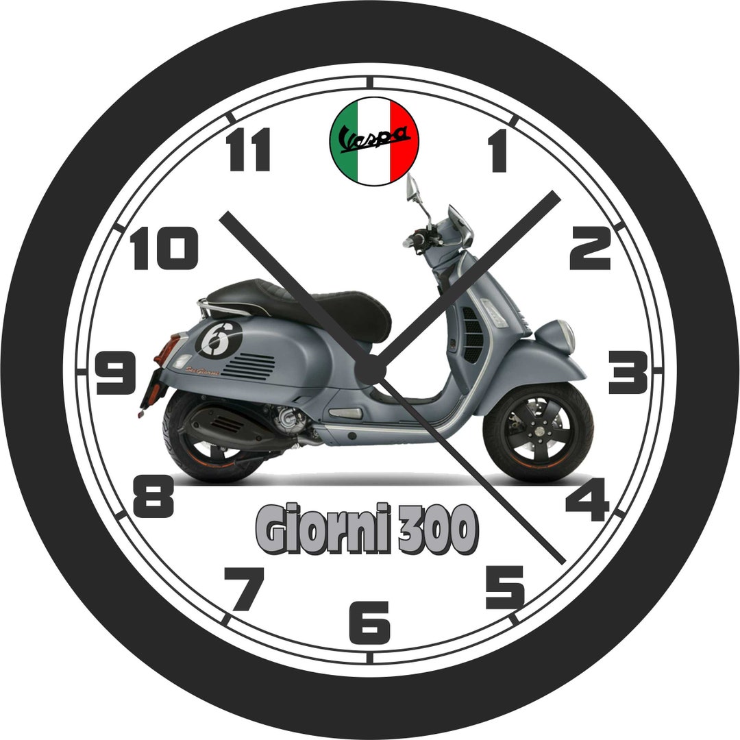 2022-2024 Vespa SEI Giorni 300 HPE Motorscooter Wall Clock - Etsy