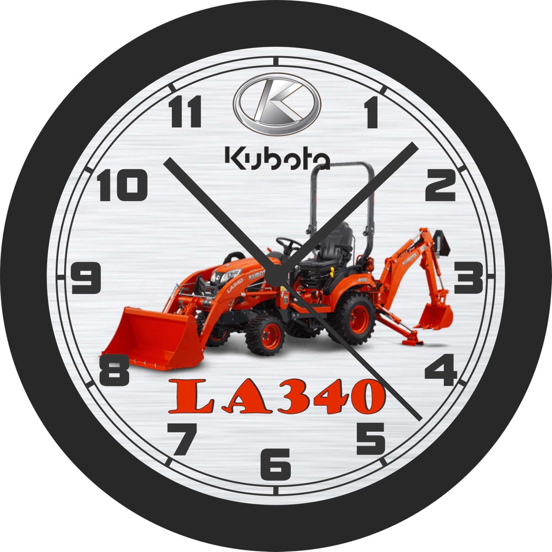 Kubota LA340 Tractor Wall Clock - Etsy
