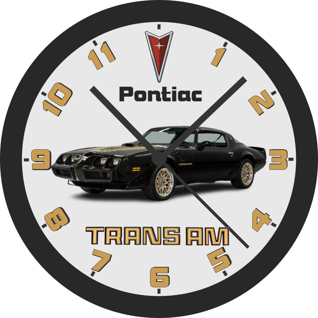 1979-1981 Pontiac Firebird Trans/am Wall Clock - Etsy