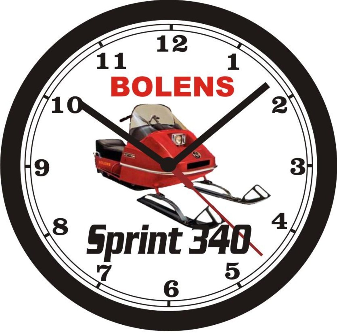 BOLENS Classic Snowmobile Wall Clock-choose 1 of 6 Models - Etsy
