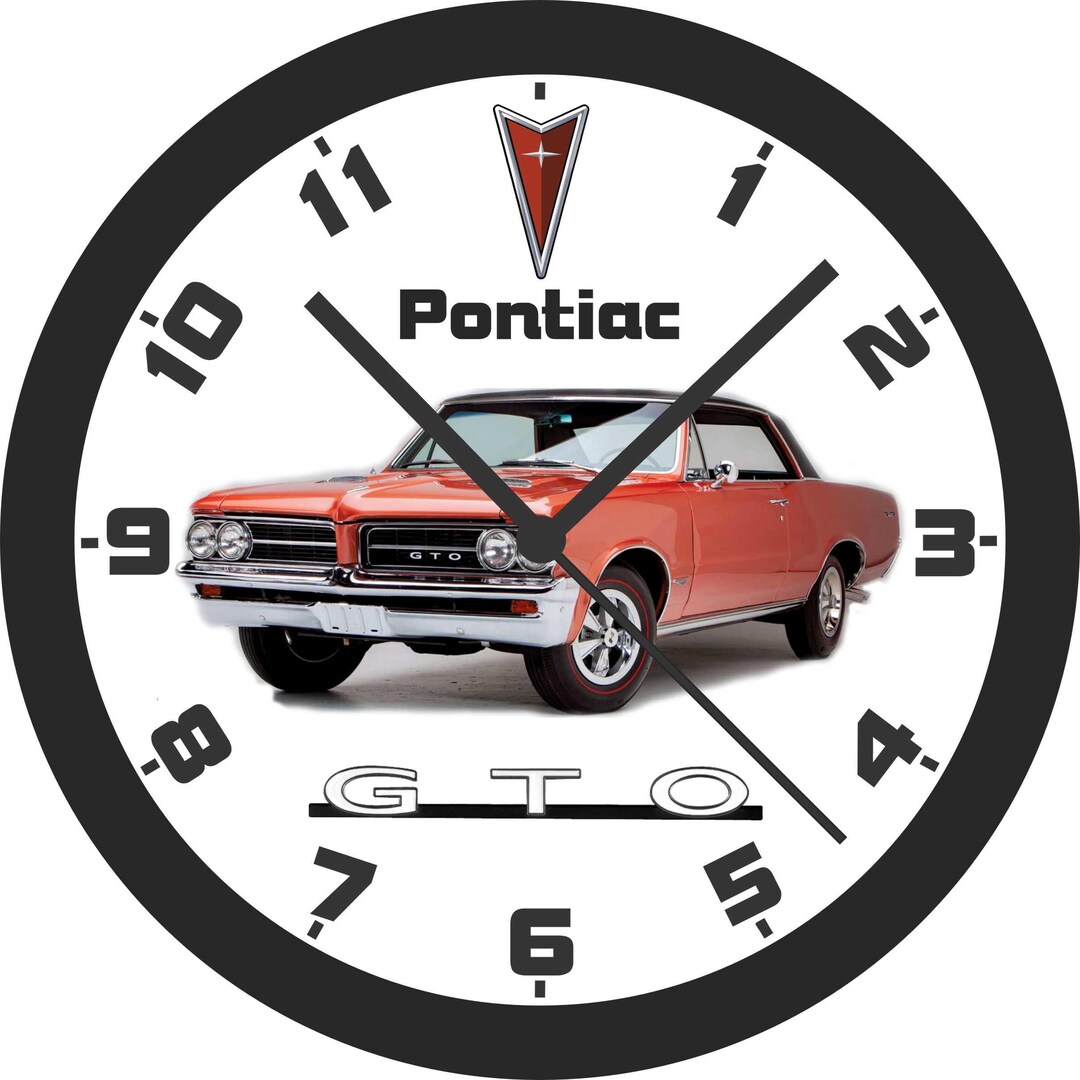 Pontiac GTO Tri-power Wall Clock - Etsy