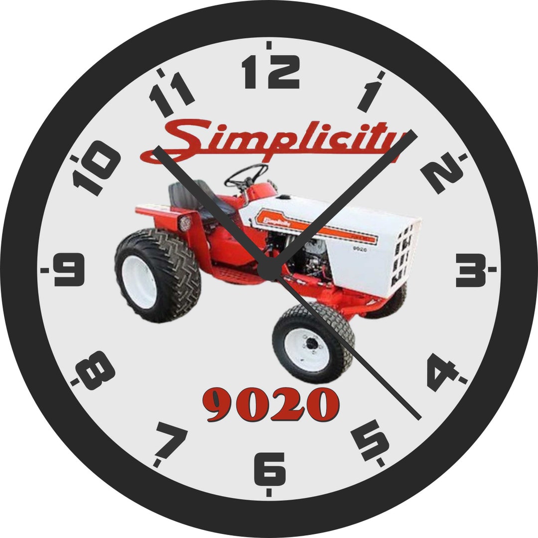 Simplicity 9020 Powermax Lawn Tractor Wall Clock - Etsy