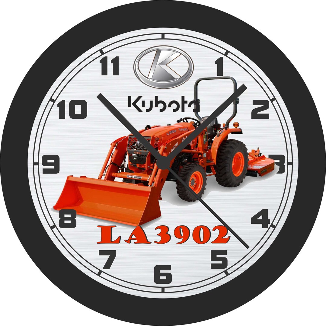 Kubota LA3902 Tractor Wall Clock - Etsy