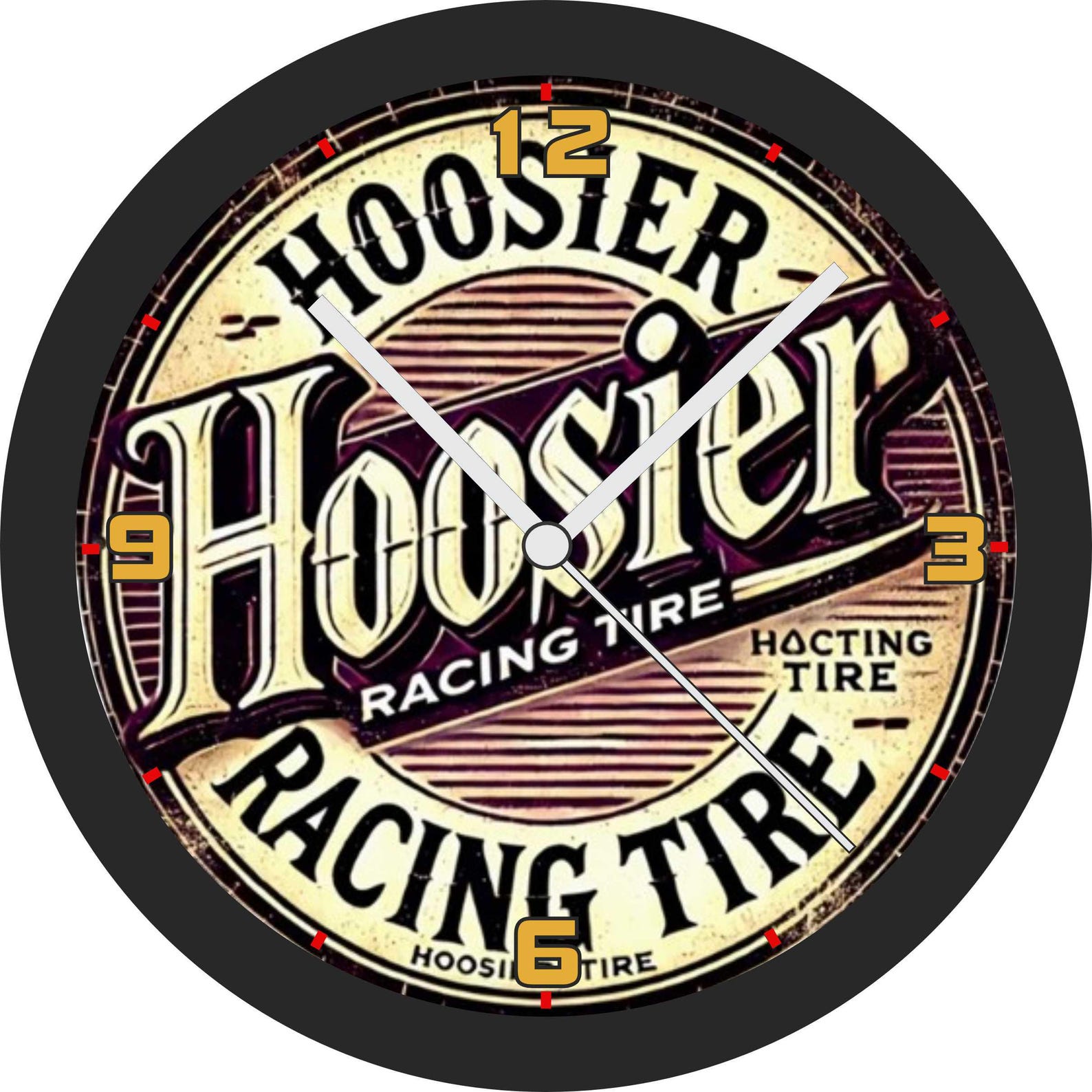 Hoosier Racing Tires Sign Wall Clock - Etsy