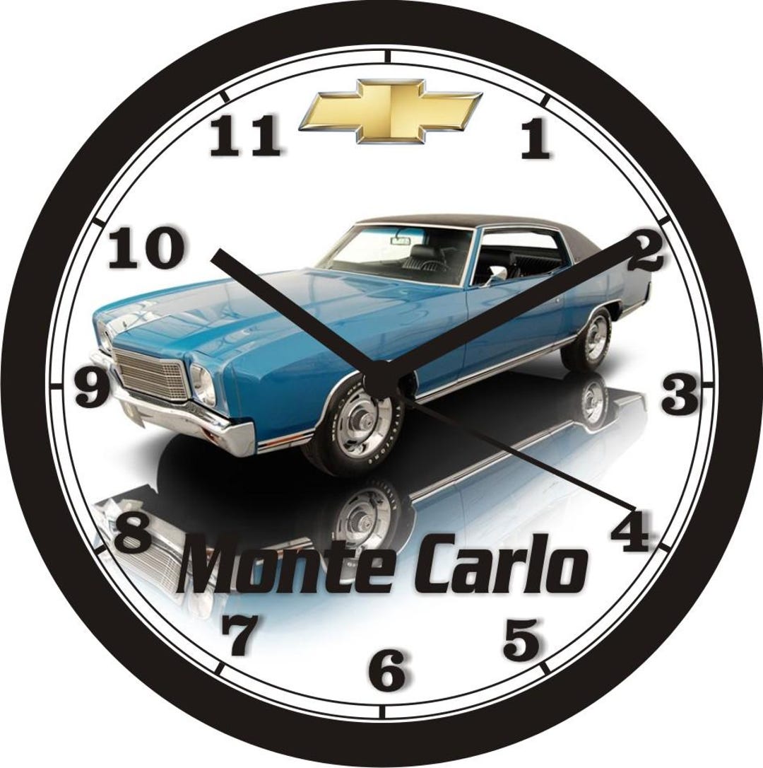1970 Chevrolet Monte Carlo Wall Clock - Etsy