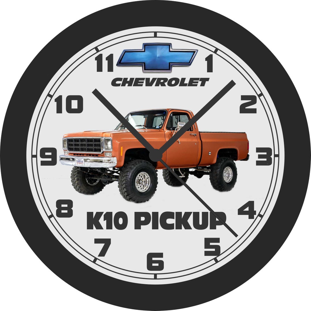 1978 Chevrolet K10 4x4 Pickup Wall Clock - Etsy