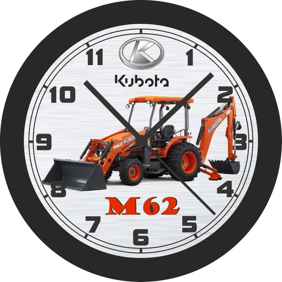 Kubota M62 Tractor Wall Clock - Etsy