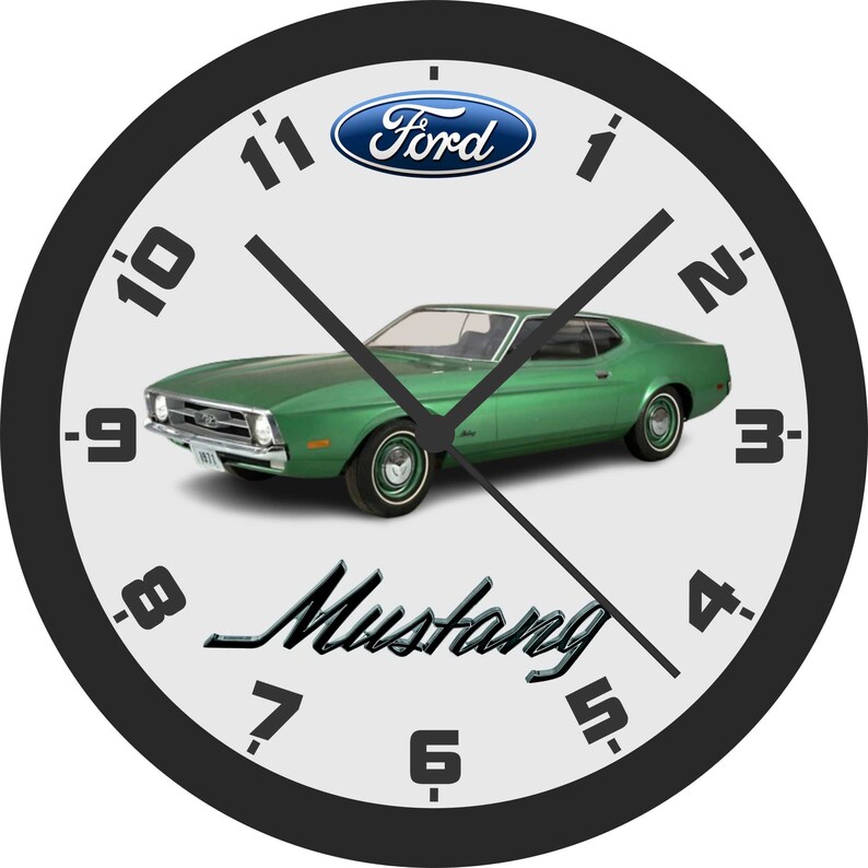 1971 Ford Mustang Sportsroof Wall Clock - Etsy