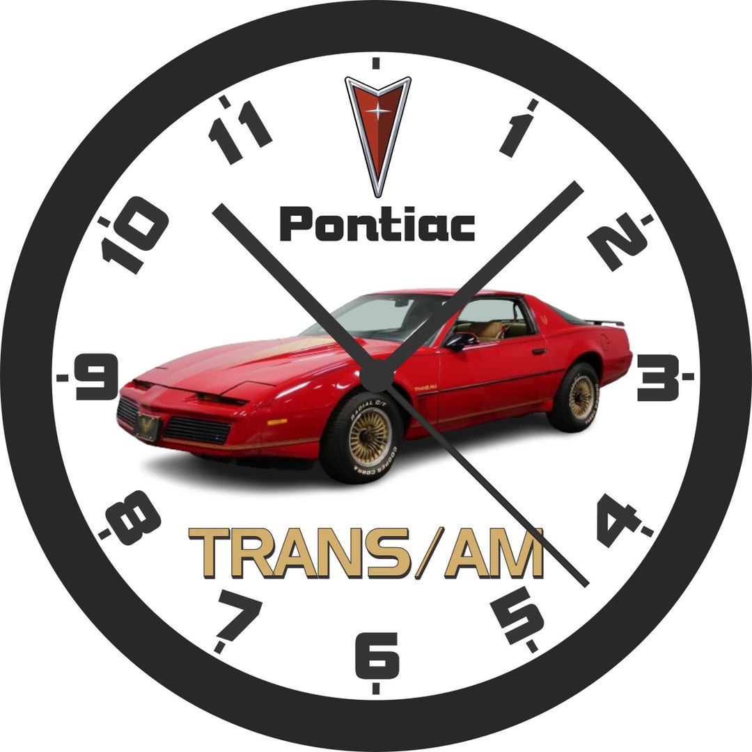 1984 Pontiac Firebird Trans/am Wall Clock-choose 1 of 2 - Etsy