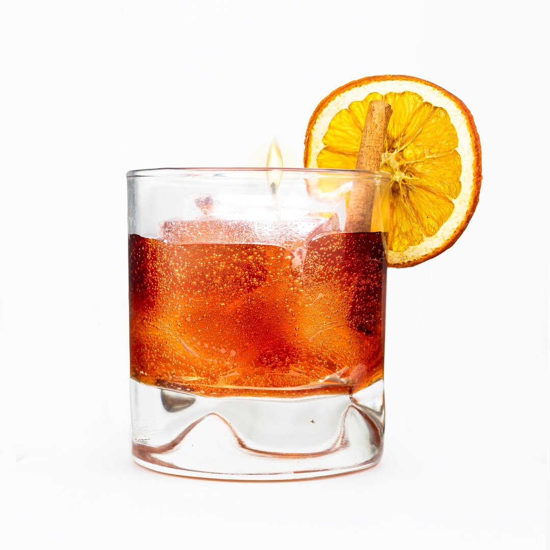Old Fashioned Cocktail Gel Candle - Etsy