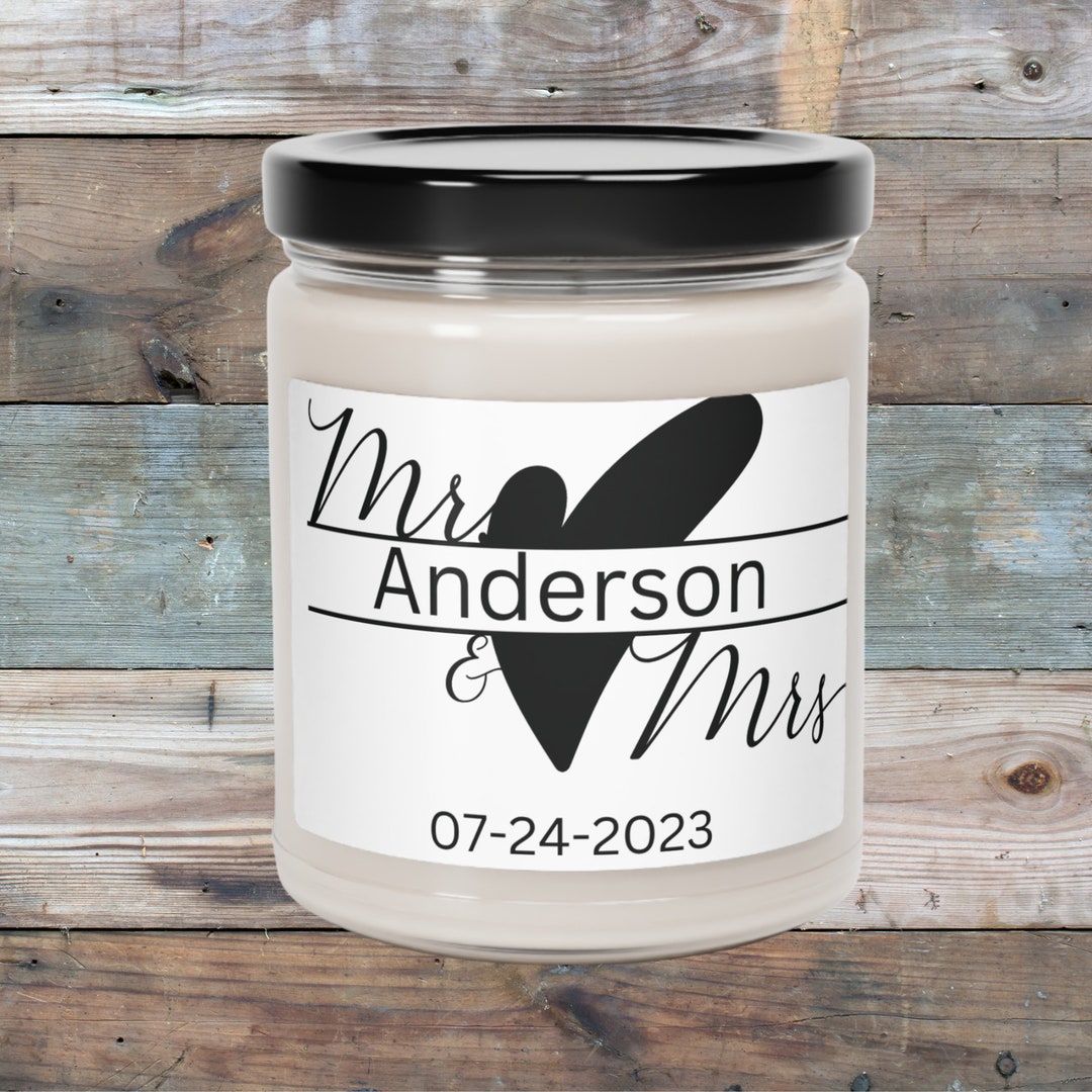 Scented Soy Candle, Wedding Gift, Anniversary Gift, Gifts for Her ...