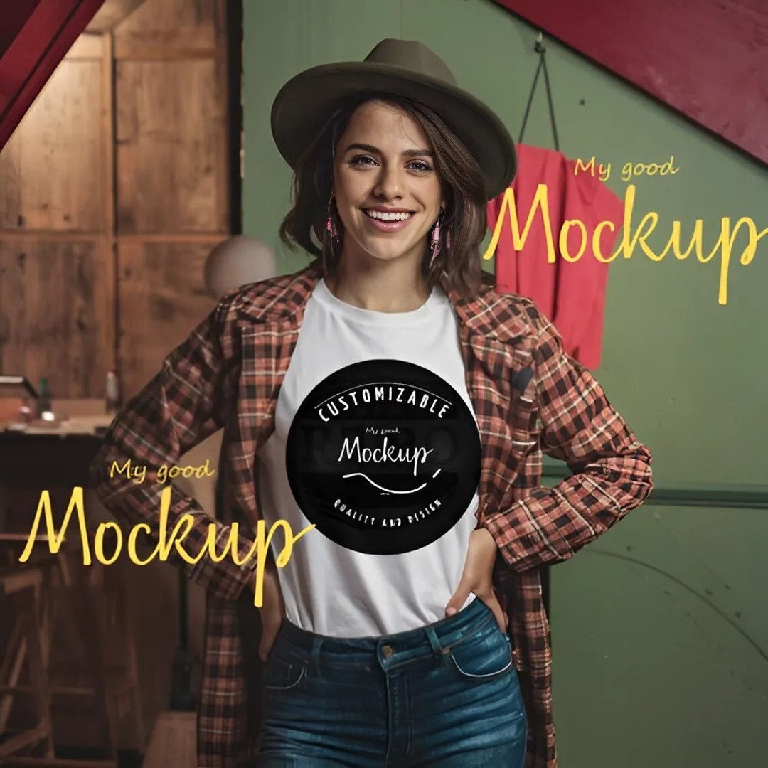 Digital T-shirt Mockup, Realism and Versatility in Each Design ...