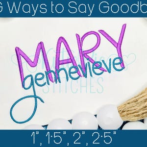 KG Ways to Say Goodbye Kutie Pie Stiches Satin Stitch Machine ...