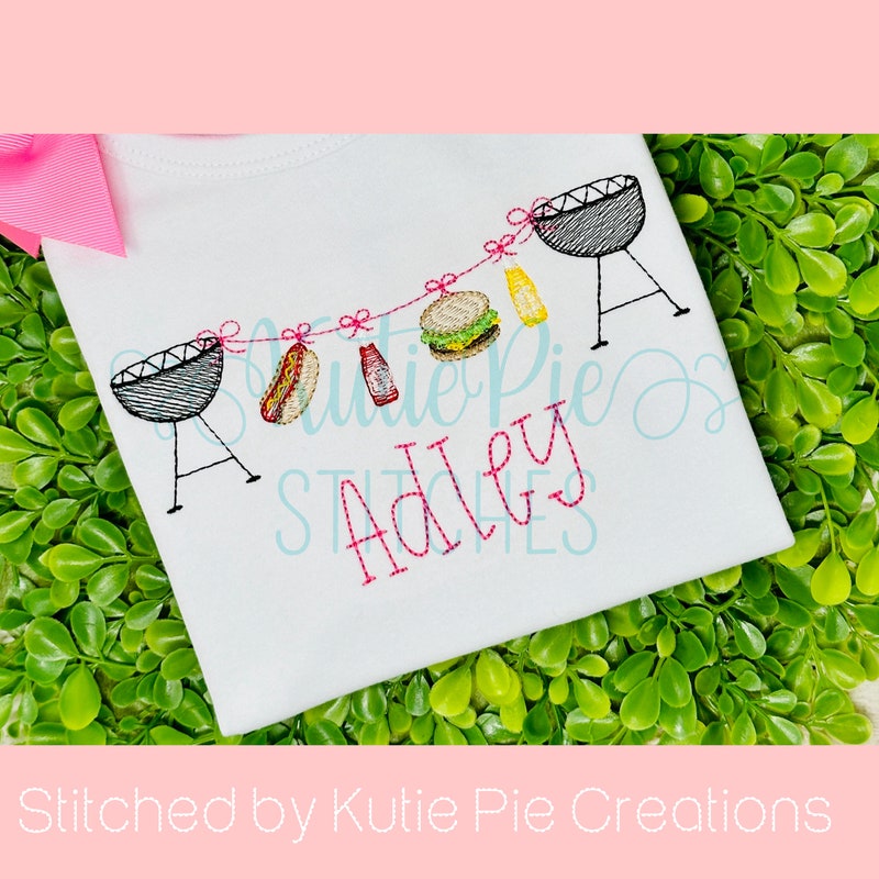 Bbq Embroidery - Etsy