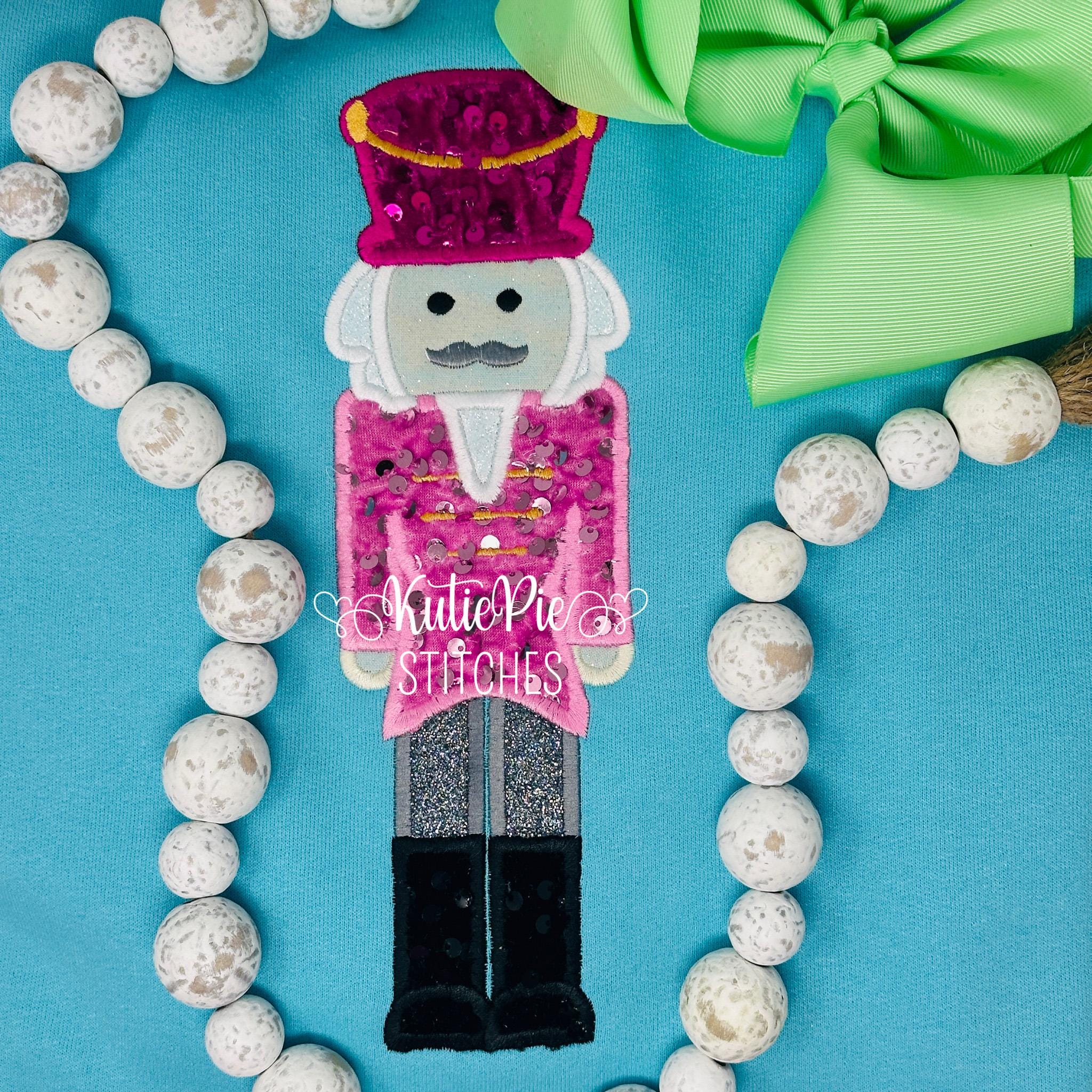 Nutcracker Satin Applique Machine Embroidery Applique Design - Etsy