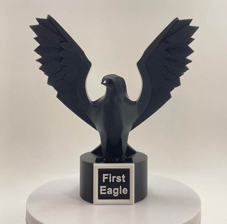 Golf Eagle Trophy (customize Lettering Available) - Etsy