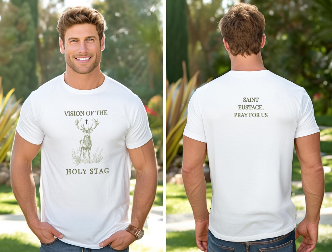 The Stag T-shirt Catholic Shirt Catholic Apparel Catholic Tee Shirts ...