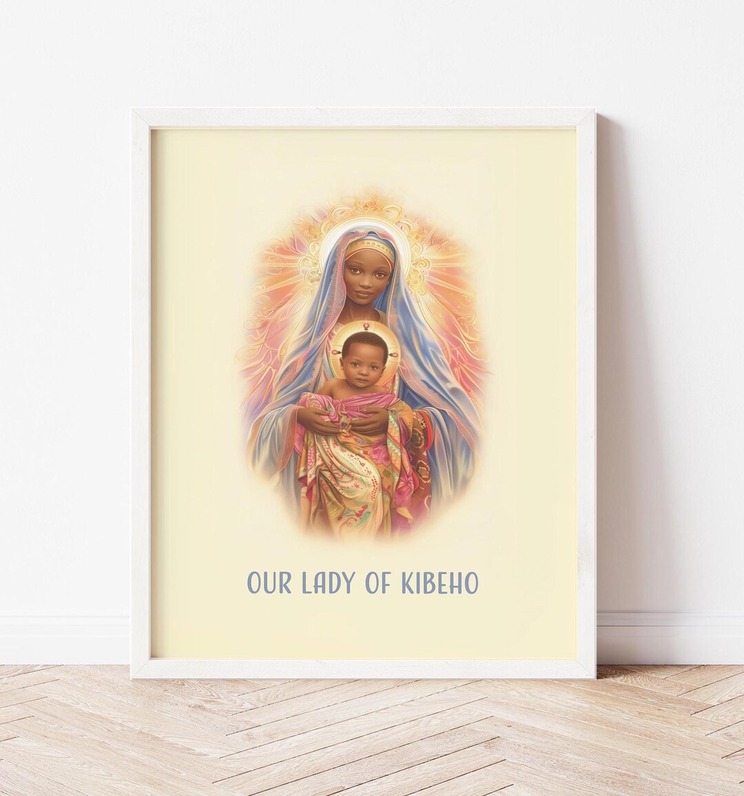 18 Our Lady of Kibeho Art Print, Stunning Catholic Home Decor, Unique ...