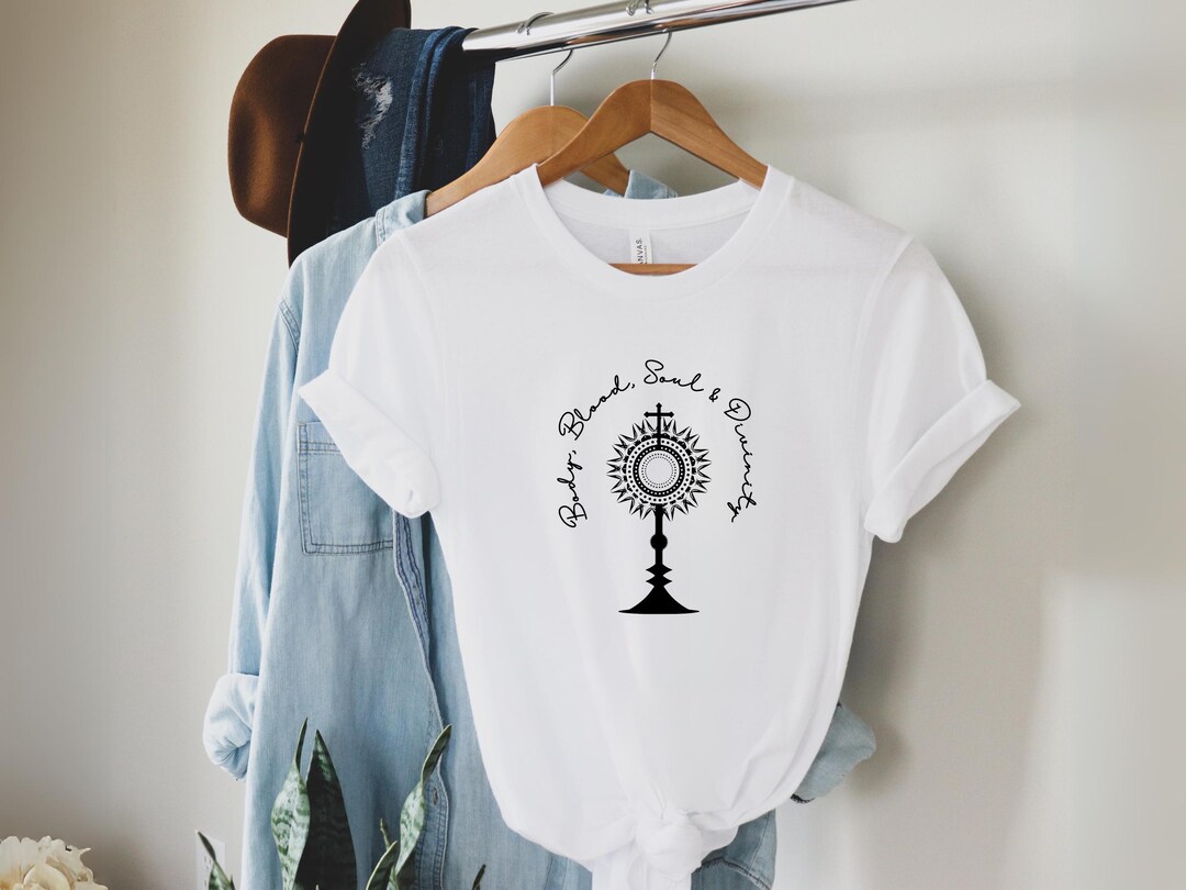 Eucharist T Shirt, Catholic T Shirt, Catholic Apparel, Catholic Tee ...