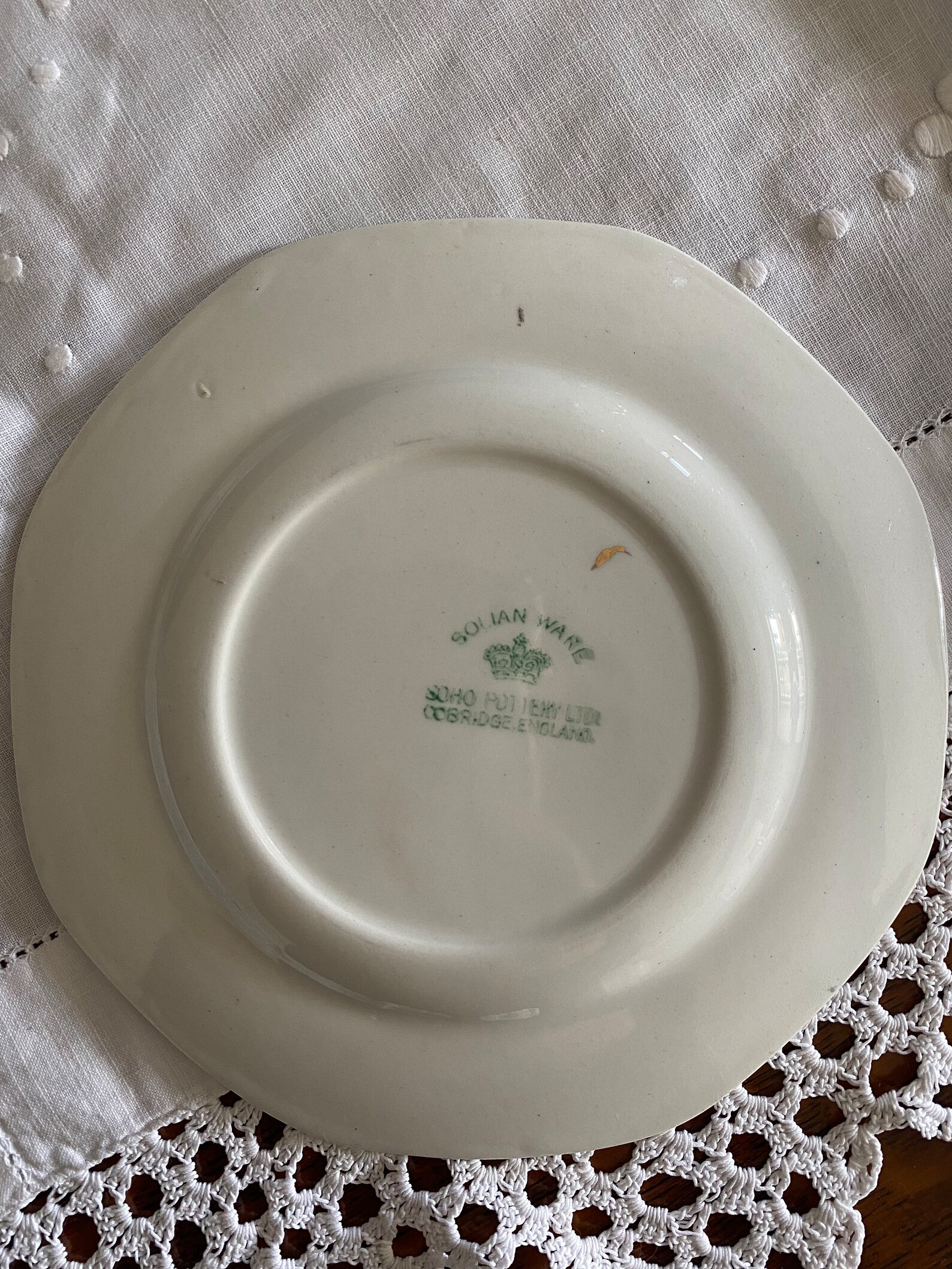 6 Art Deco Style Soho Solian Side Plates With Fruit Design/6 Art Deco ...