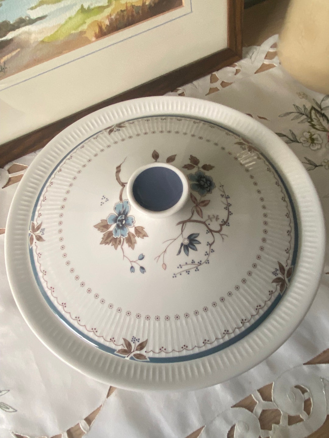VGC Royal Doulton Old Colony Dinner Service Tureen/blue Floral Tureen ...