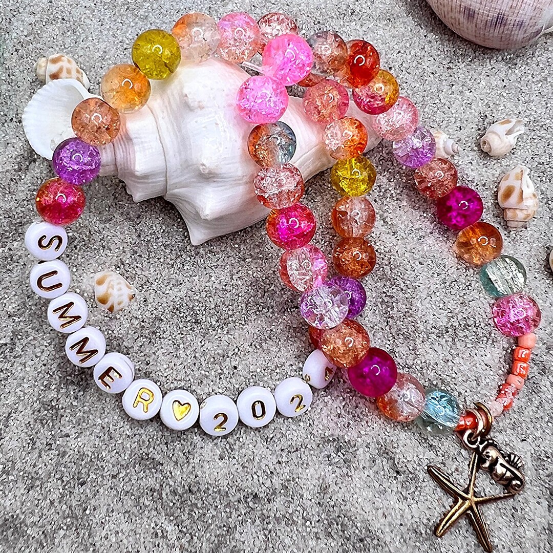 Beach Life Bracelets, Summer Bracelets, Boho Bracelet, Tropical Beach ...