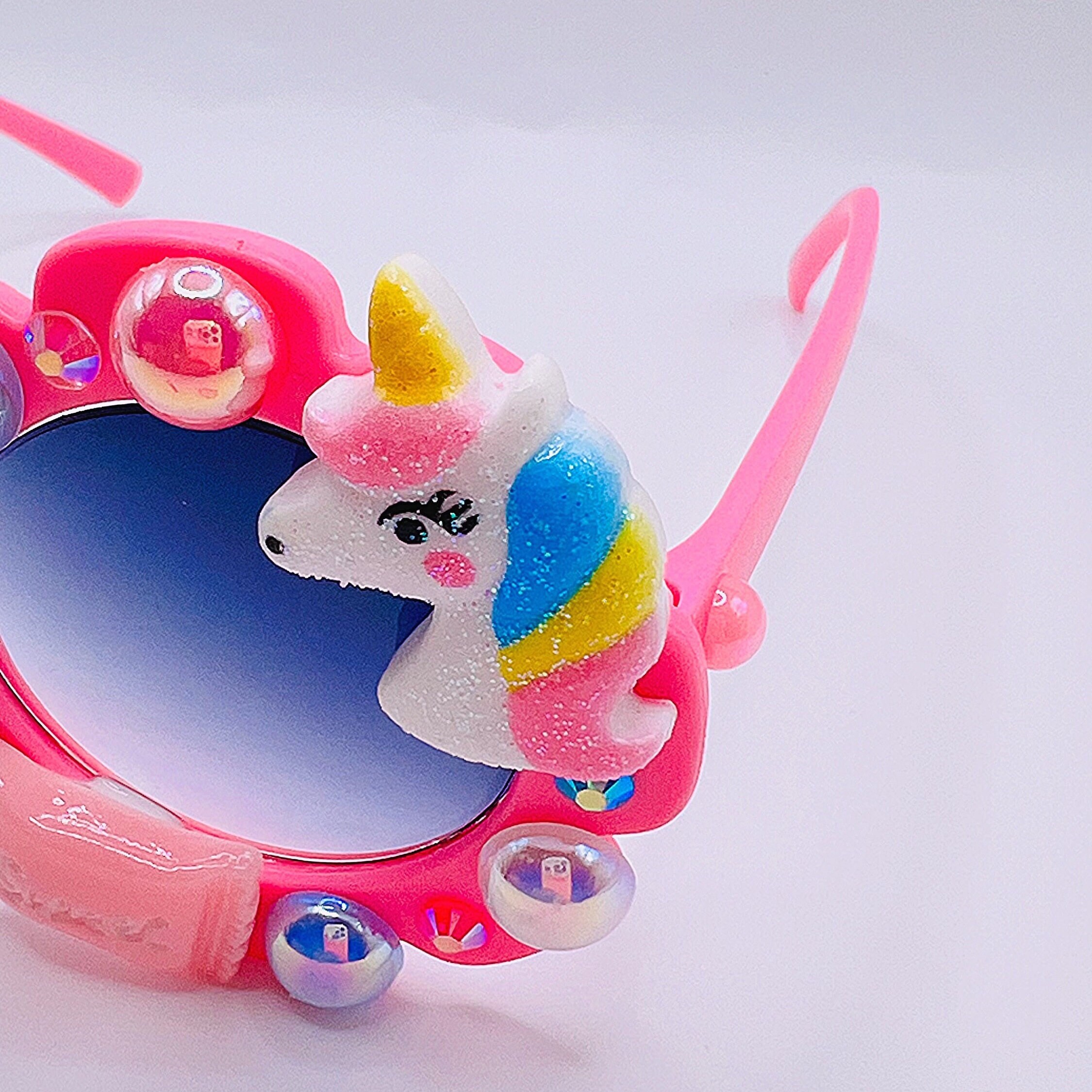 Personalized Girls Unicorn Rainbow Sunnies, Unicorn Sunglasses, Custom ...