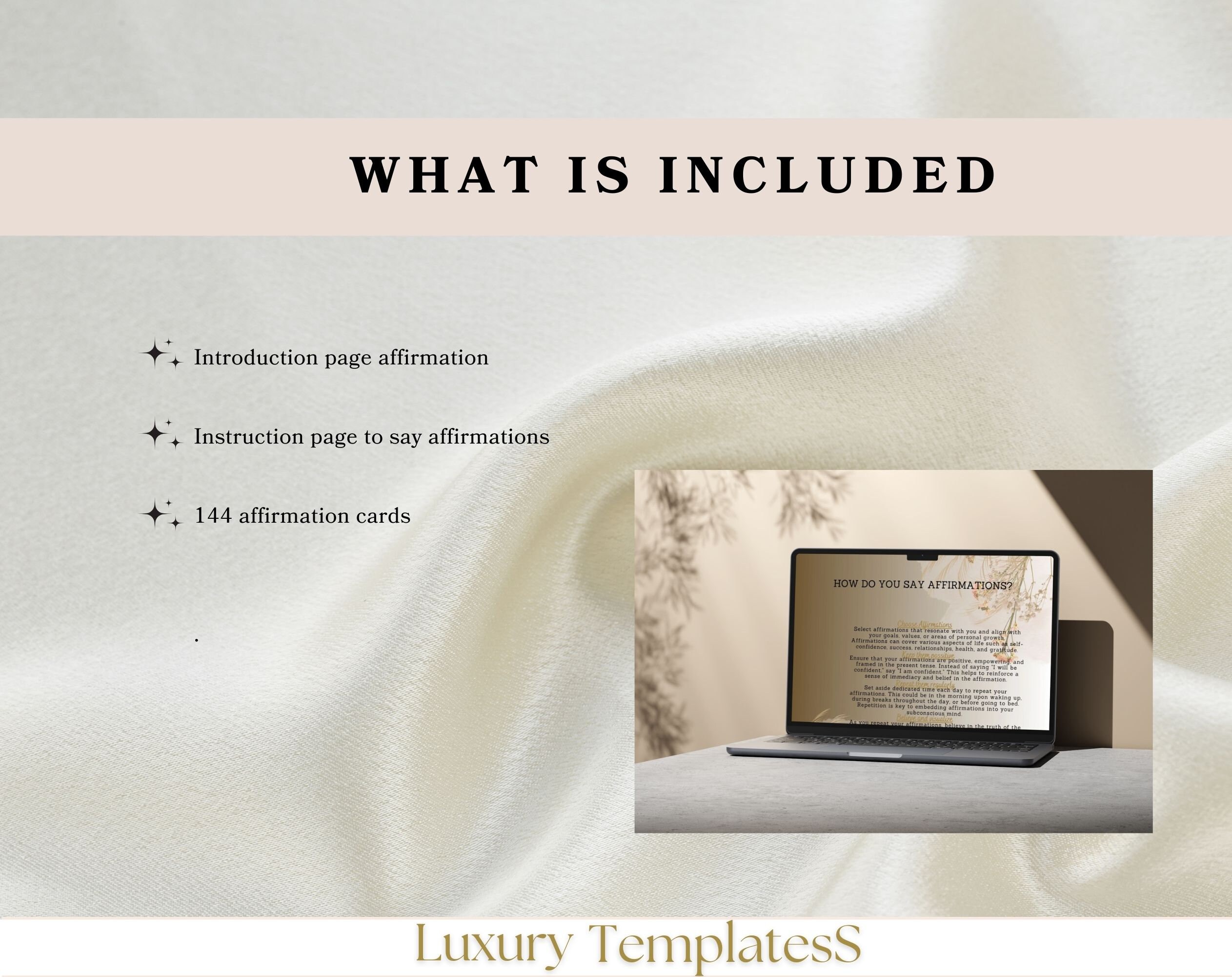 Mindfulness & Self-care Morning Mantras Positive Affirmations and ...