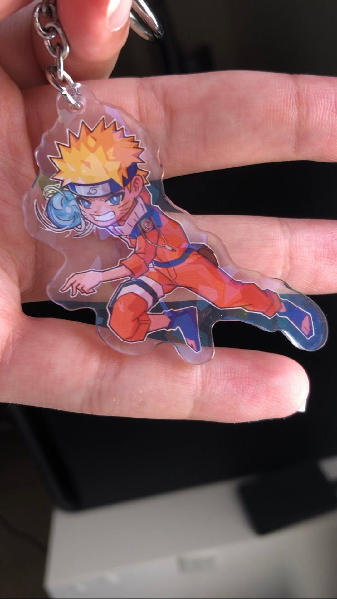 Holographic Naruto Keychain: Naruto - Etsy