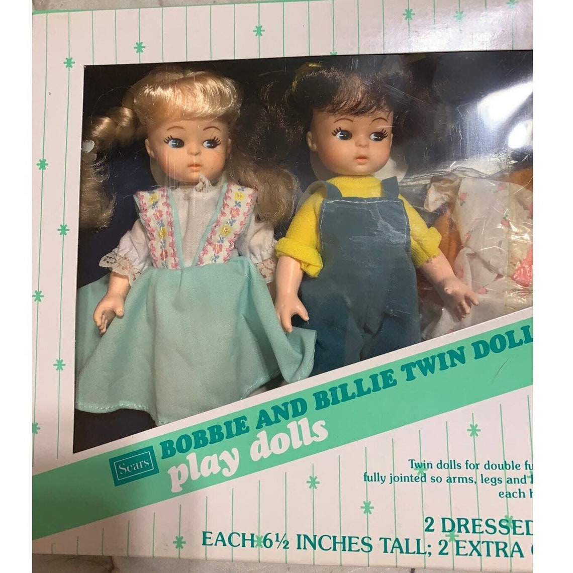 Sears Bobbie and Billie Twin Dolls Play Dolls Vintage - Etsy