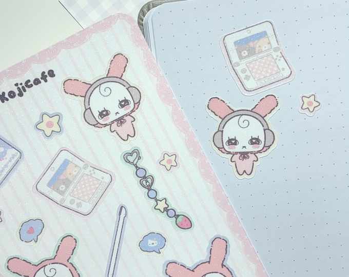 DS Sticker Sheet | 2000s Gamer Stickers Deco Korean Stationery Polco ...