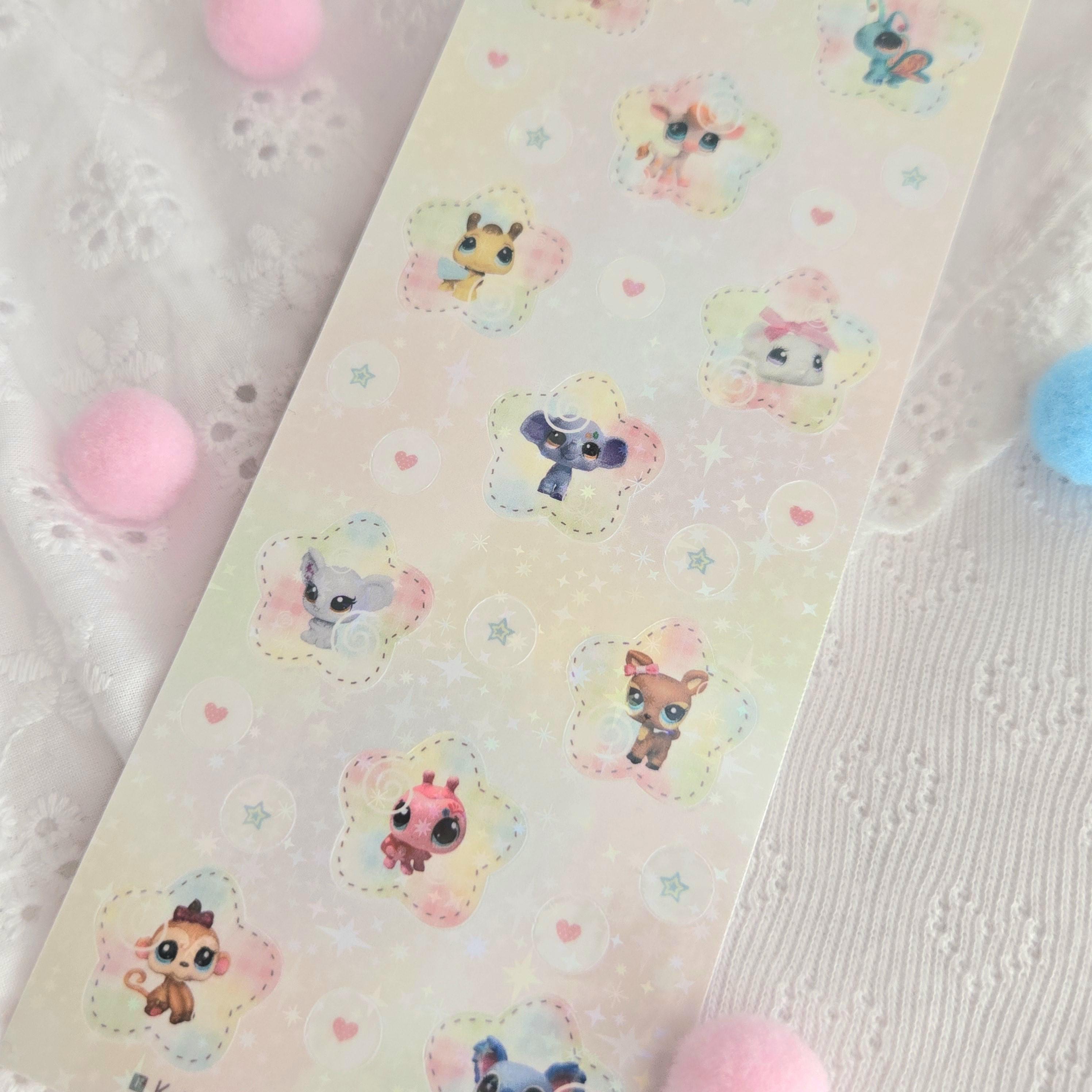 Starry Littlest Pets Sticker Sheet Littlest Pet Shop Stickers Y2K ...
