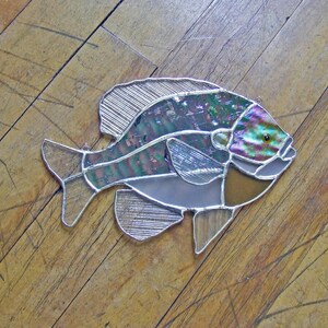 Stained Glass Bluegill Sunfish, Father's Day Gift, Man Cave Gift ...