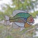 Stained Glass Bluegill Sunfish, Father's Day Gift, Man Cave Gift ...