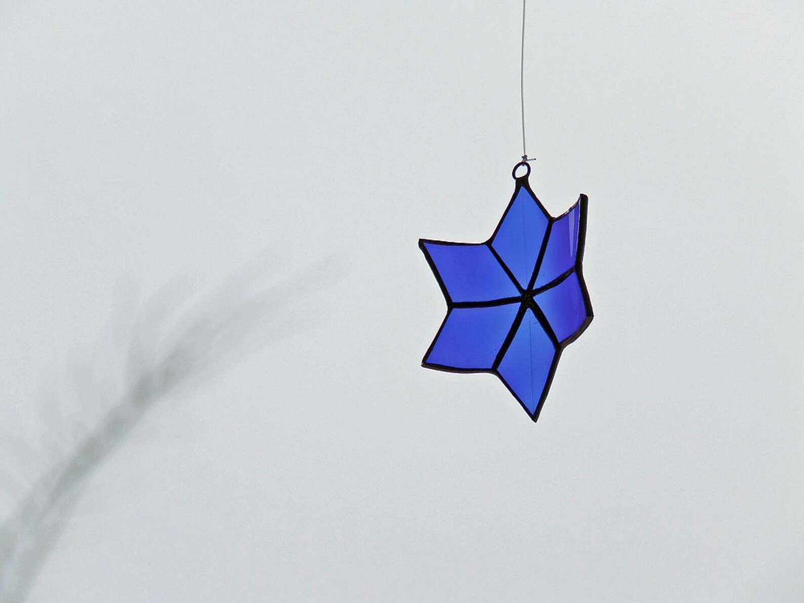 Cosmic Blue Star Recycled Blue Glass Star Gili's Whimsical Holiday Blue ...