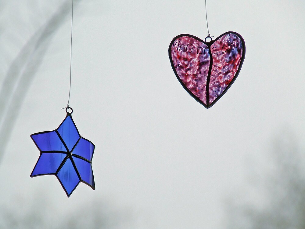 Cosmic Blue Star Recycled Blue Glass Star Gili's Whimsical Holiday Blue ...
