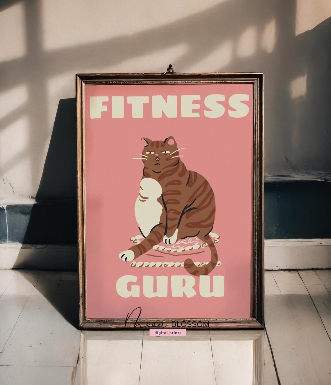 Cat Print, Funny Cat Printable, Big Cat Print, Cat Wall Art, Cat Wall ...