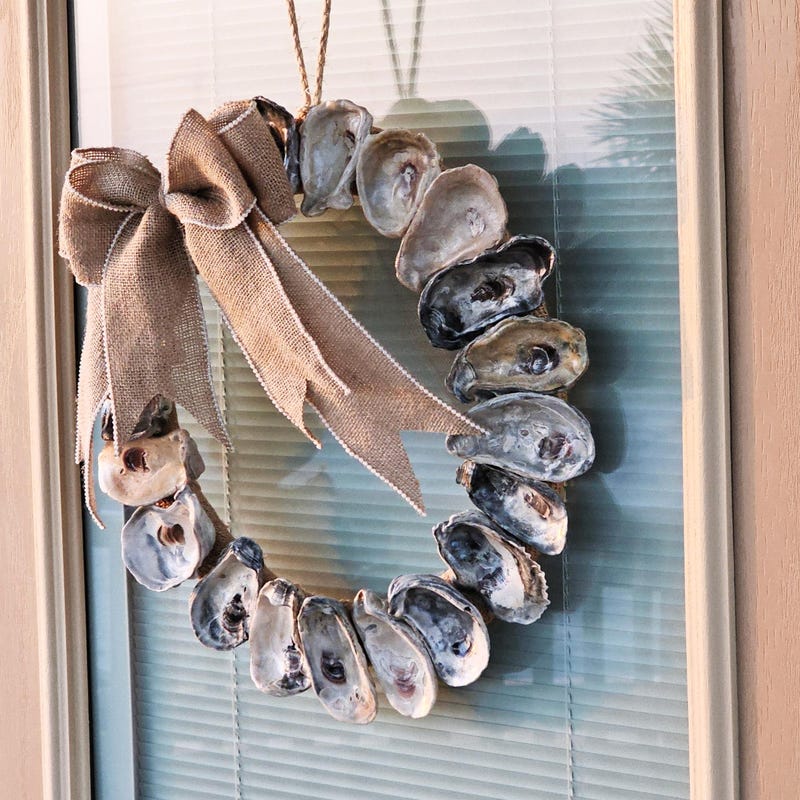 Oyster Shell Wreath - Etsy