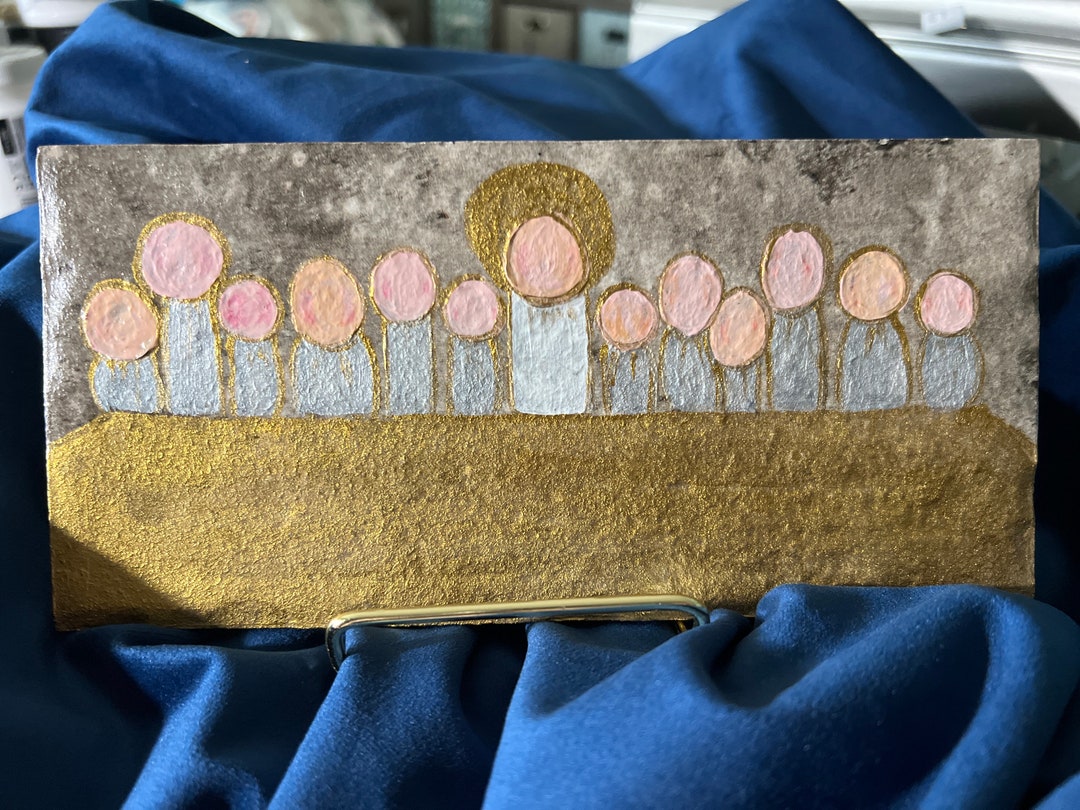 Last Supper Stone Tile - Etsy