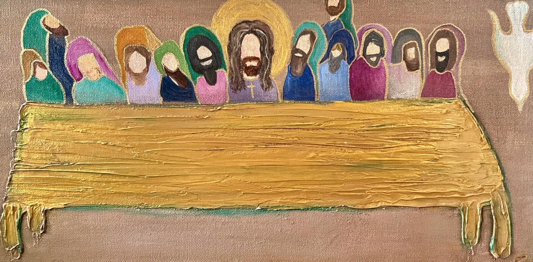 Abstract Last Supper - Etsy