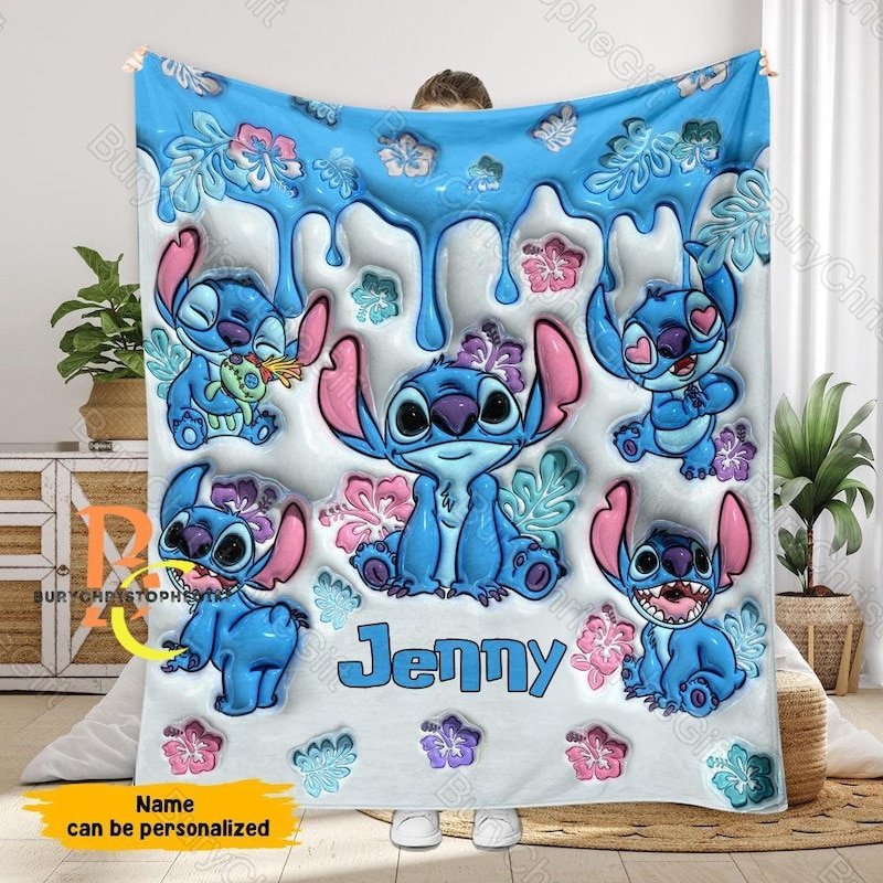 Lilo and Stitch Blanket - Etsy