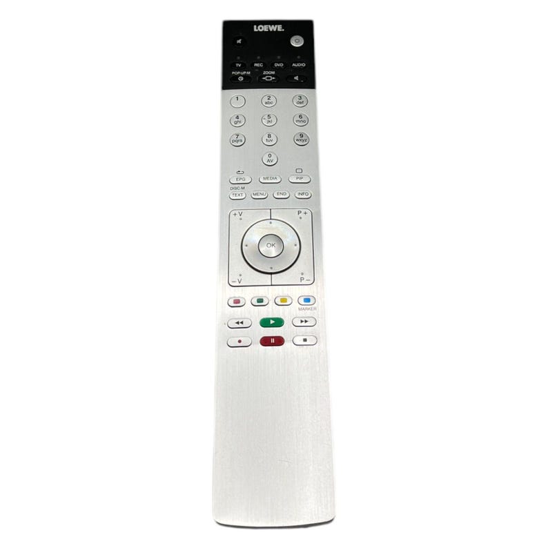 Loewe Assist 1 Fernbedienung Alu 89900A23 LCD LED TV Silber Schwarz Remote Lesen - Etsy.de