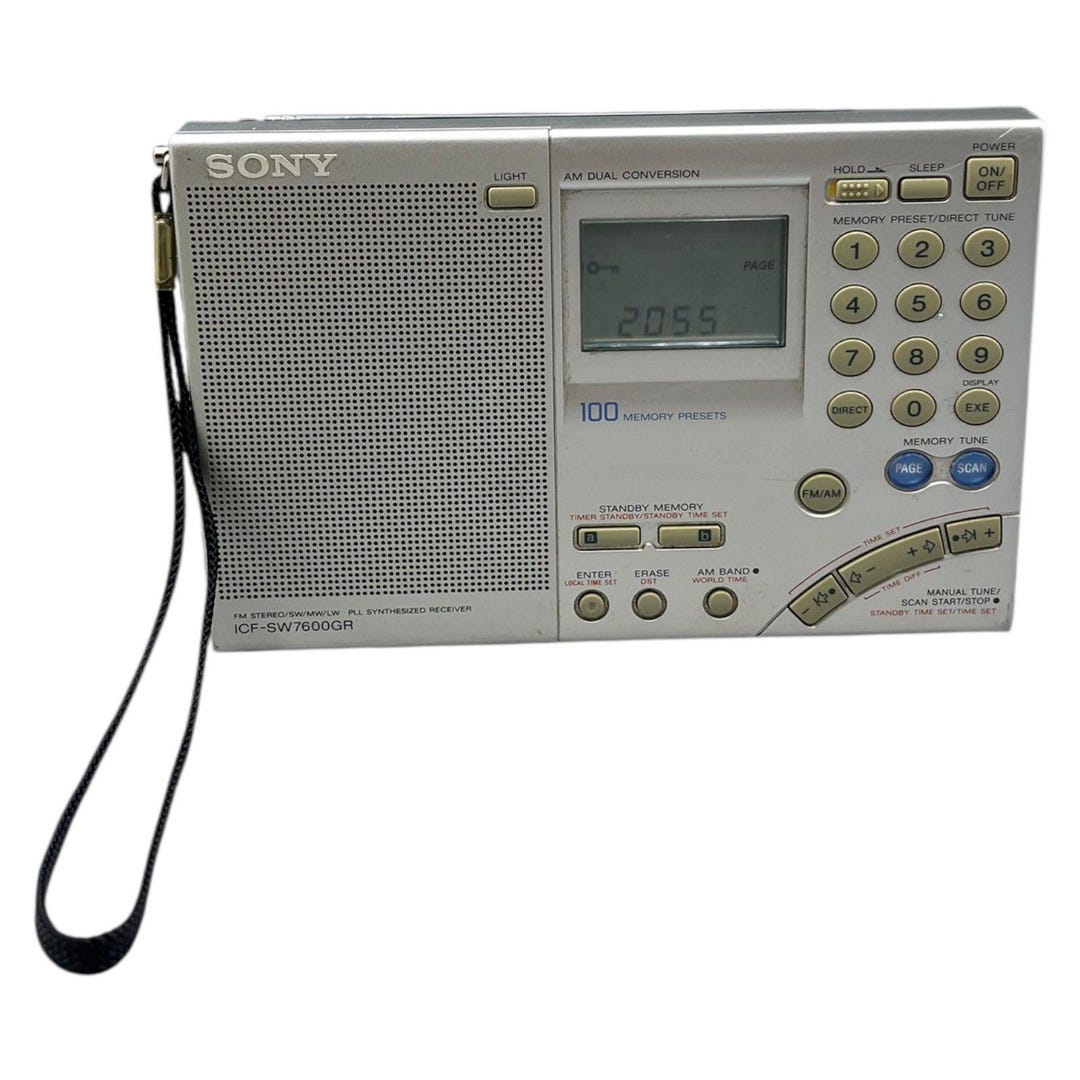 Sony Icf-sw 7600gr FM Stereo Sw/mw/lw PLL Synthesized Receiver Made in ...