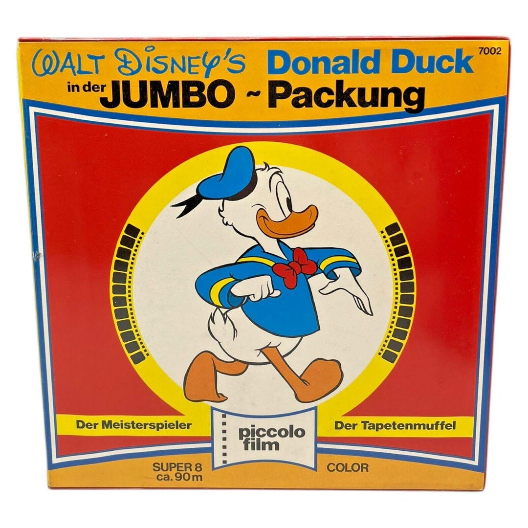 Piccolo Film Walt Disney's Donald Duck in the Jumbo Pack Super 8 Film ...