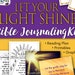 Let Your Light Shine Bible Journaling Kit - Bible Reading Plan, Bible ...