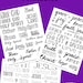 Names of God Bible Journaling Printables, Handlettering Practice Sheets ...