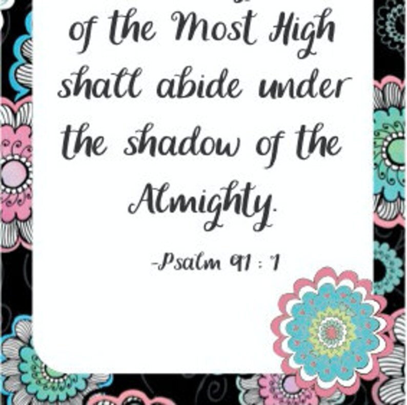 Bible Verse Cards, Project Life Cards/printable Journaling Cards ...