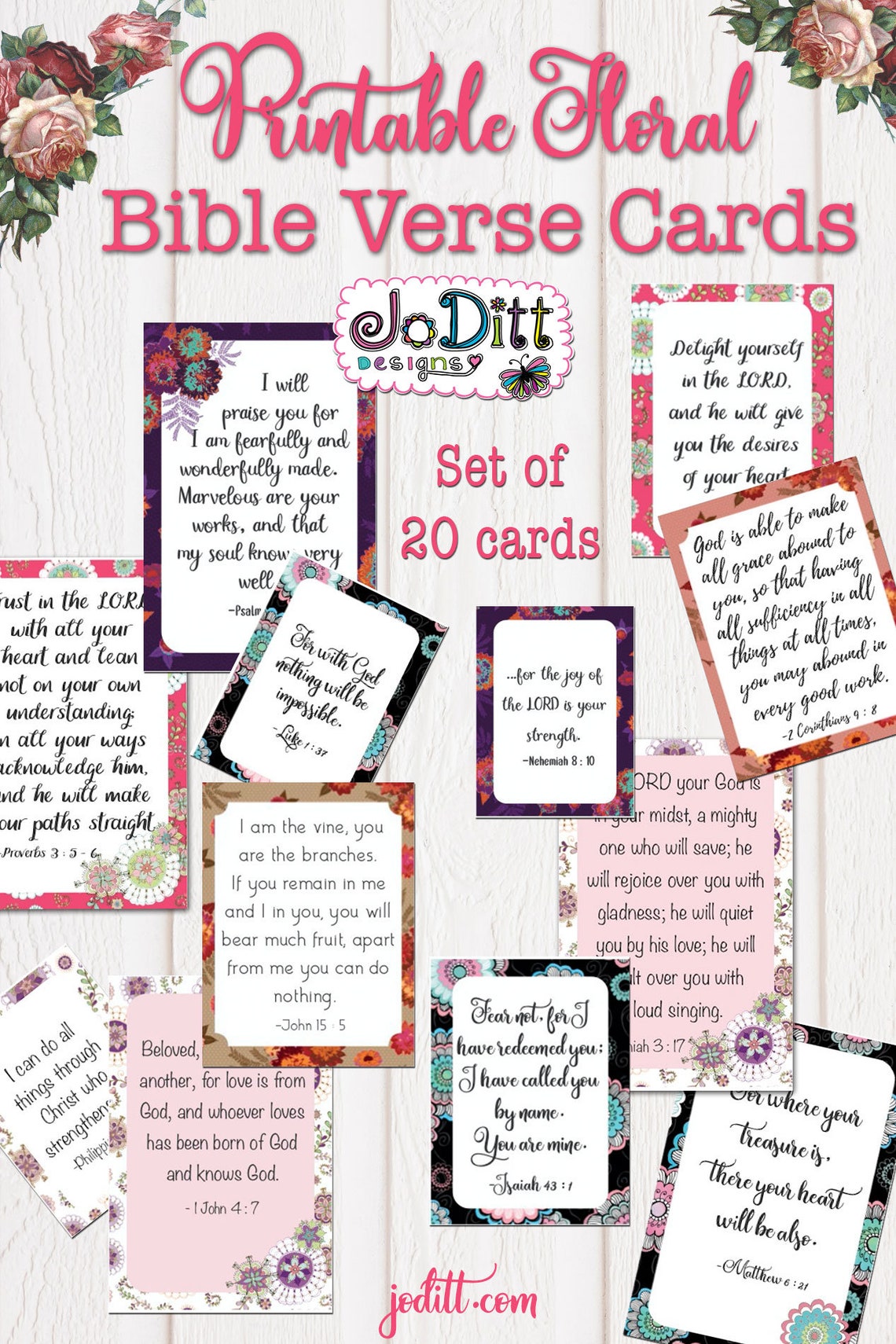Bible Scripture Cards/bible Verse Cards, Scripture Memory Cards/bible ...
