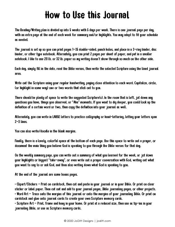 Easter Printable Bible Journaling Kit Bible Reading Plan | Etsy