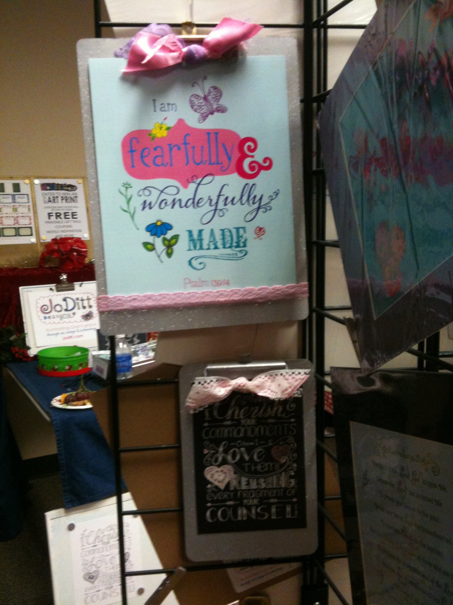 Fearfully and Wonderfully Made, Psalms 139, Girl Nursery Decor, Bible ...